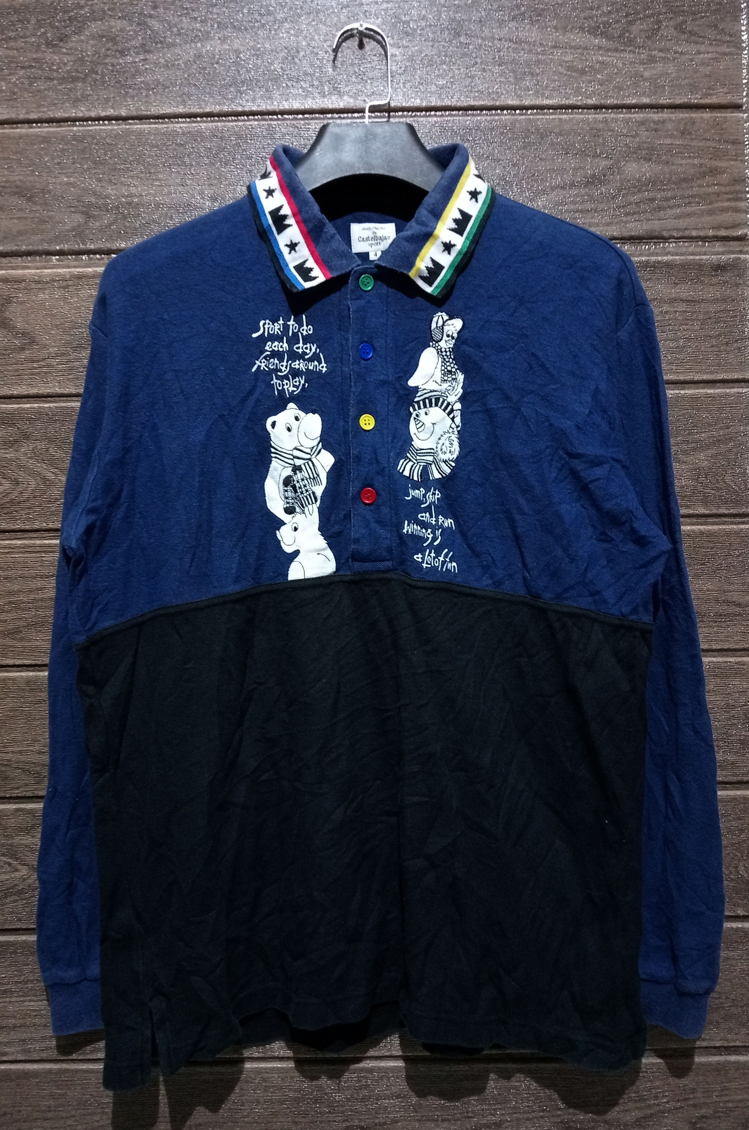 Designer Vintage Jean Charles de Castelbajac Polos Shirts | Grailed Designer Vintage Jean Charles de Castelbajac Polos Shirts | Grailed