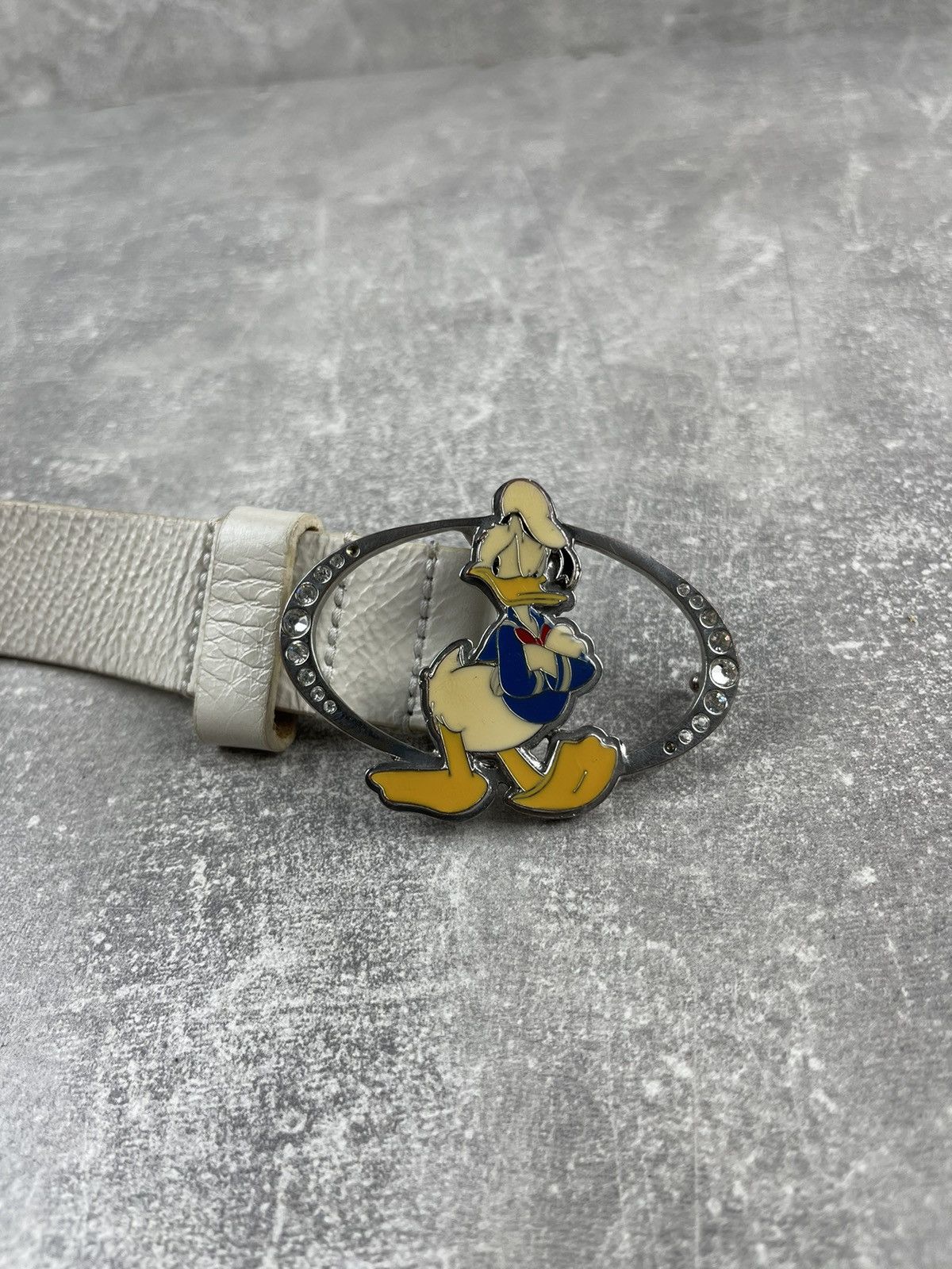 Vintage Iceberg & Disney Donald Duck ICE Vintage Leather Y2K Belt | Grailed