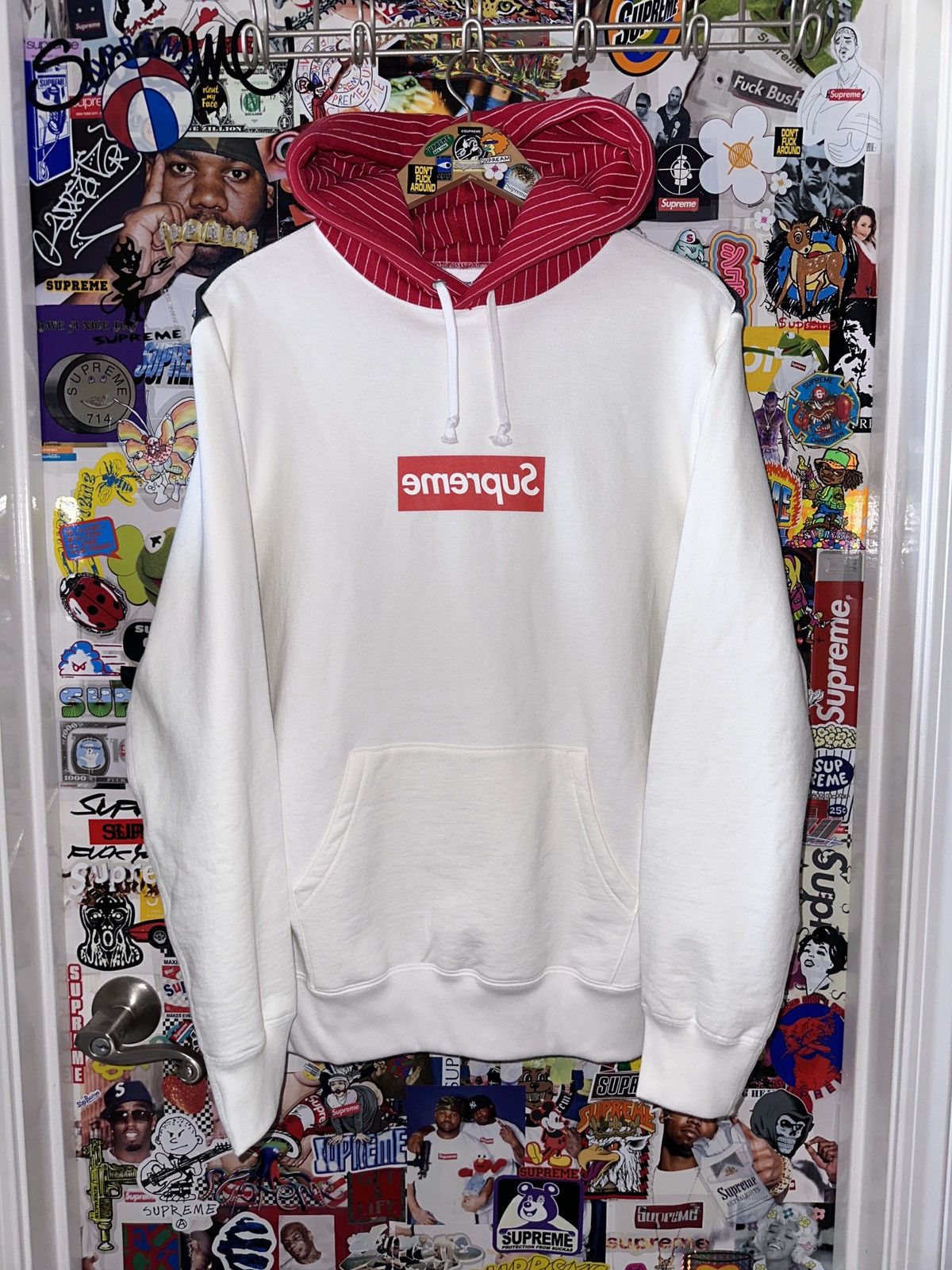 Supreme SS14 Supreme CDG Box Logo Hoodie Red Medium New Bogo RARE M ...