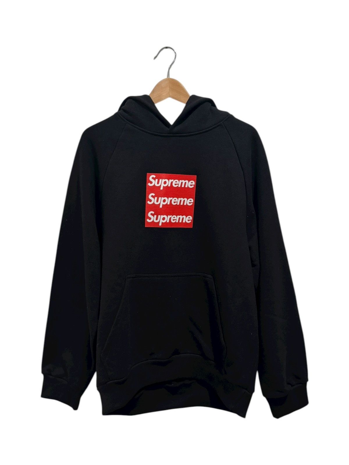 Asspizza Asspizza Triple Box Logo Hoodie Black Red | Grailed