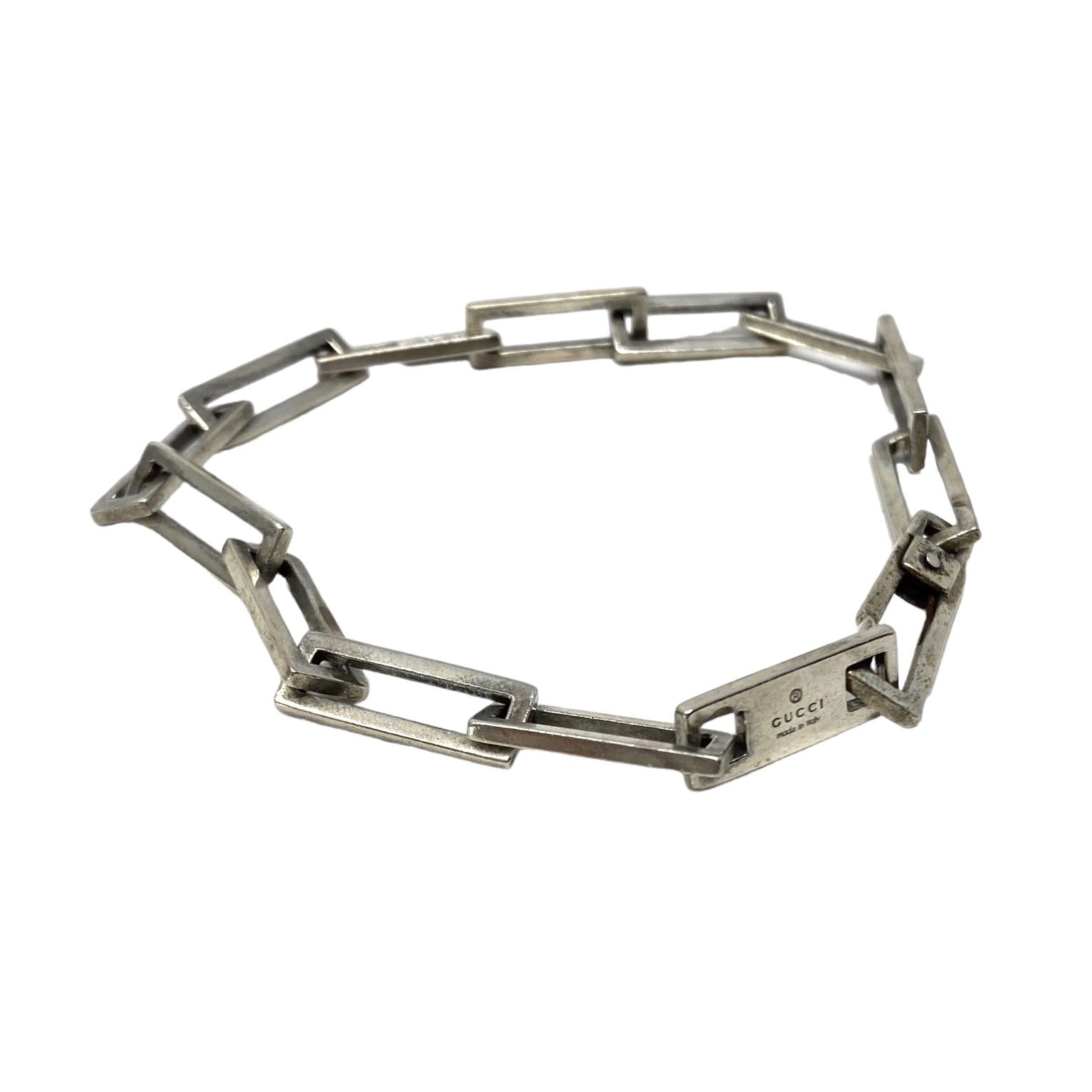 Gucci Gucci 925 Silver G Bar 'Paperclip' Bracelet | Grailed