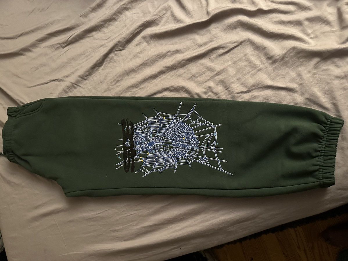 Spider Worldwide Green Sp5der Sweatpants | Grailed