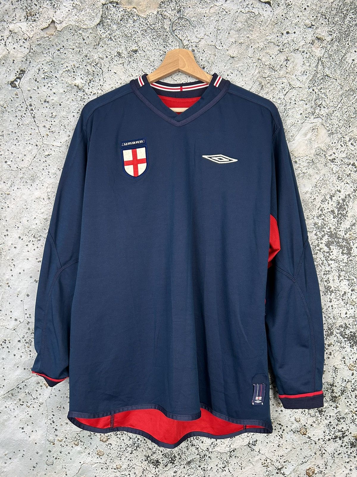 Umbro × Vintage Vintage Umbro England Soccer Jersey Reversible 2004 ...