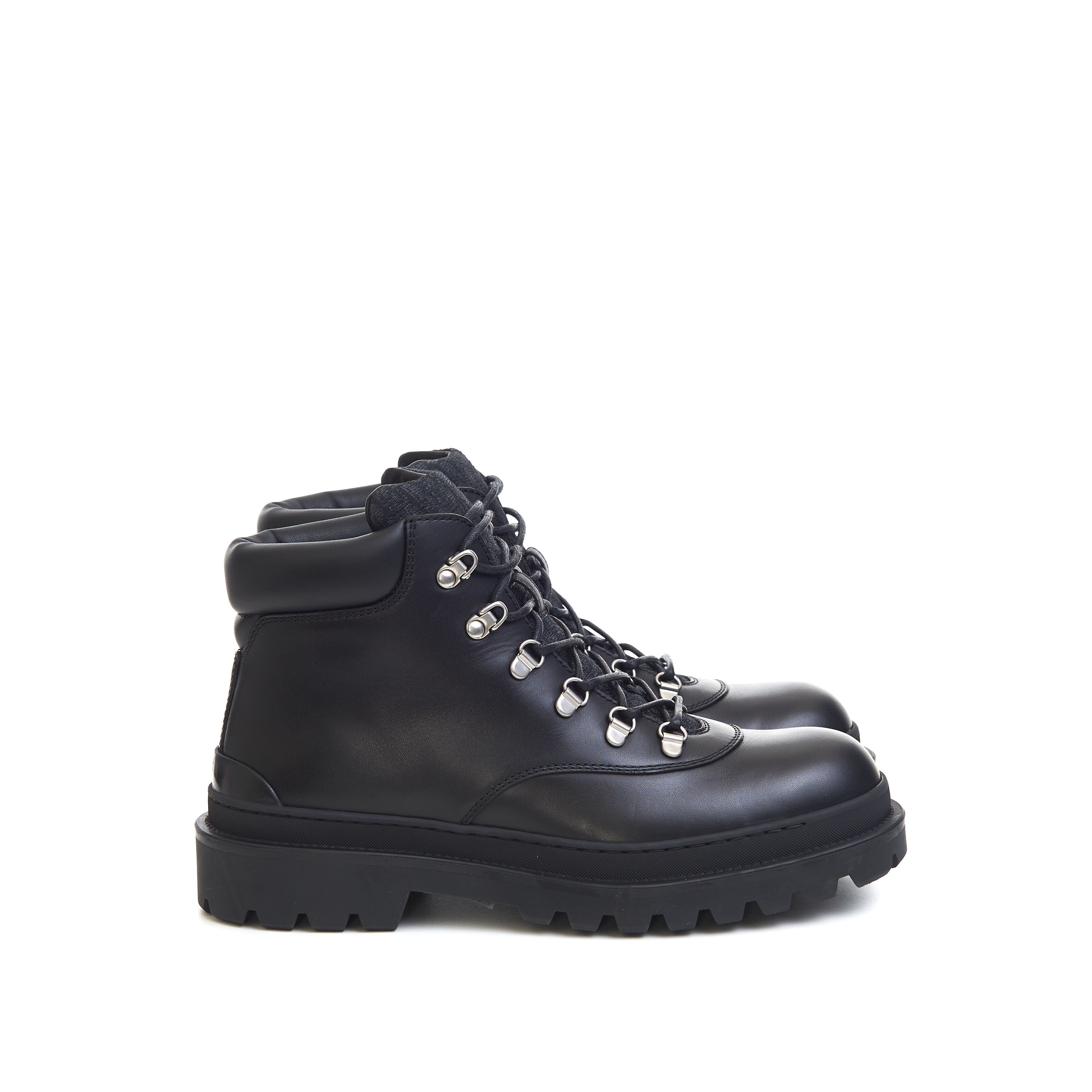 Dior Explorer Hiking Boots In Black Smooth Calfskin | Grailed