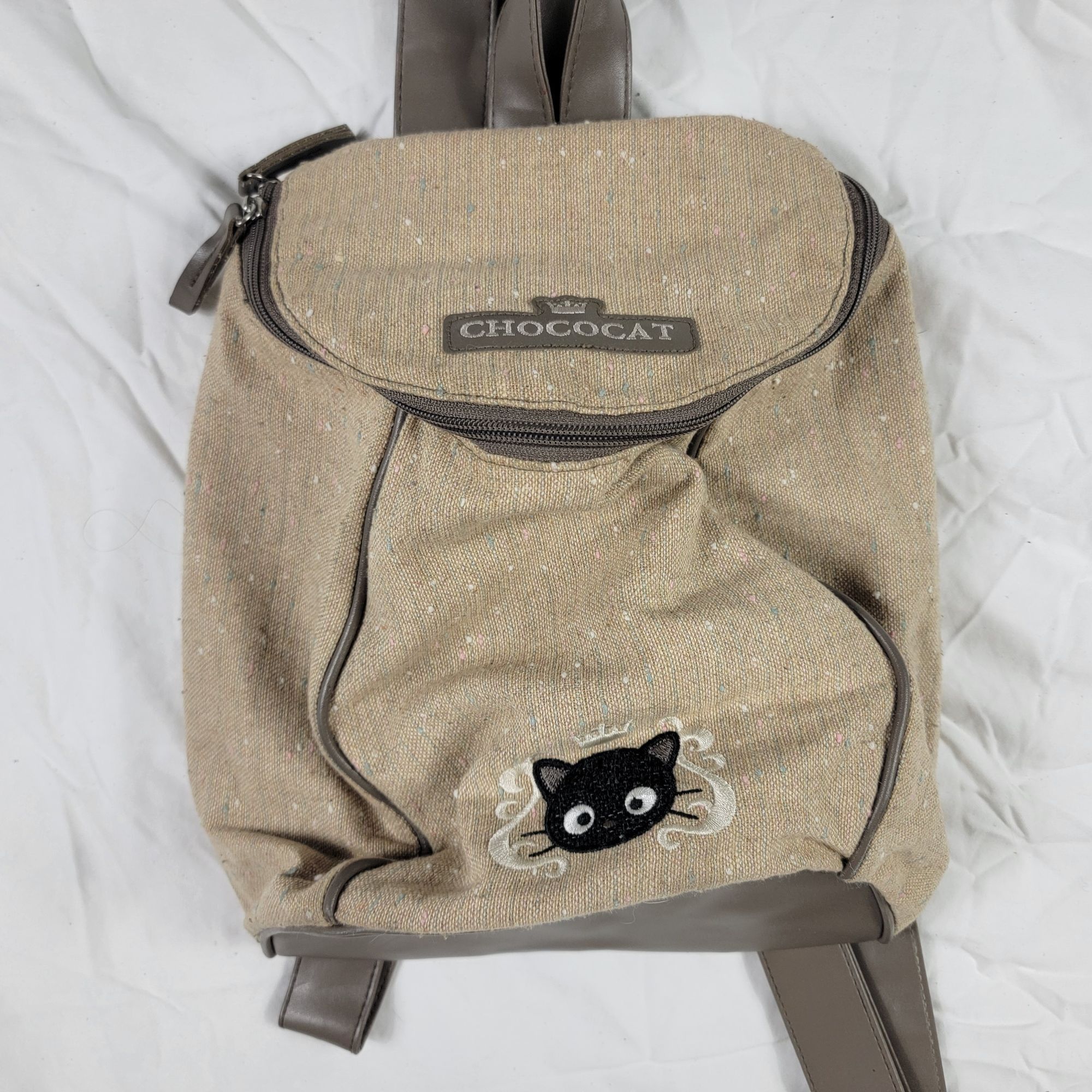 Other Sanrio Chococat Light Brown Beige Backpack With Embroidered | Grailed