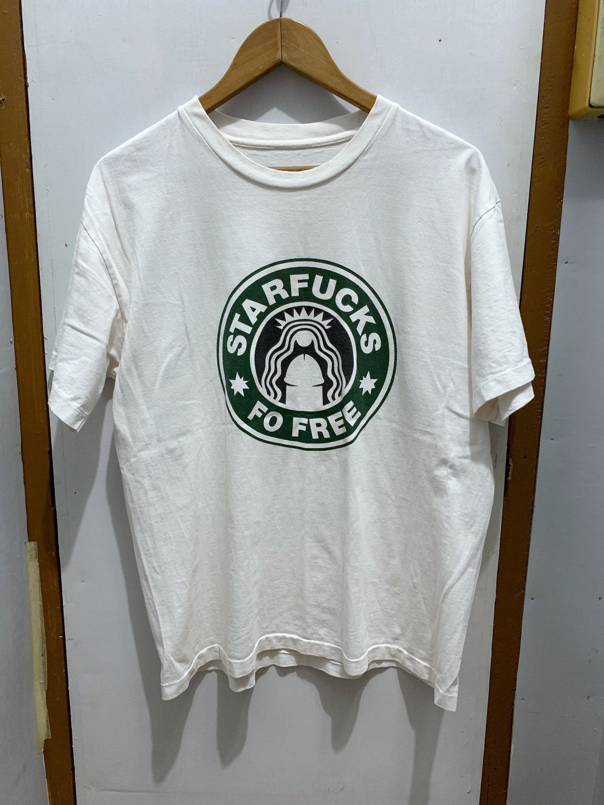 Vintage Vintage Starfucks Fo Free Starbucks Spoof Parody Shirt Grailed
