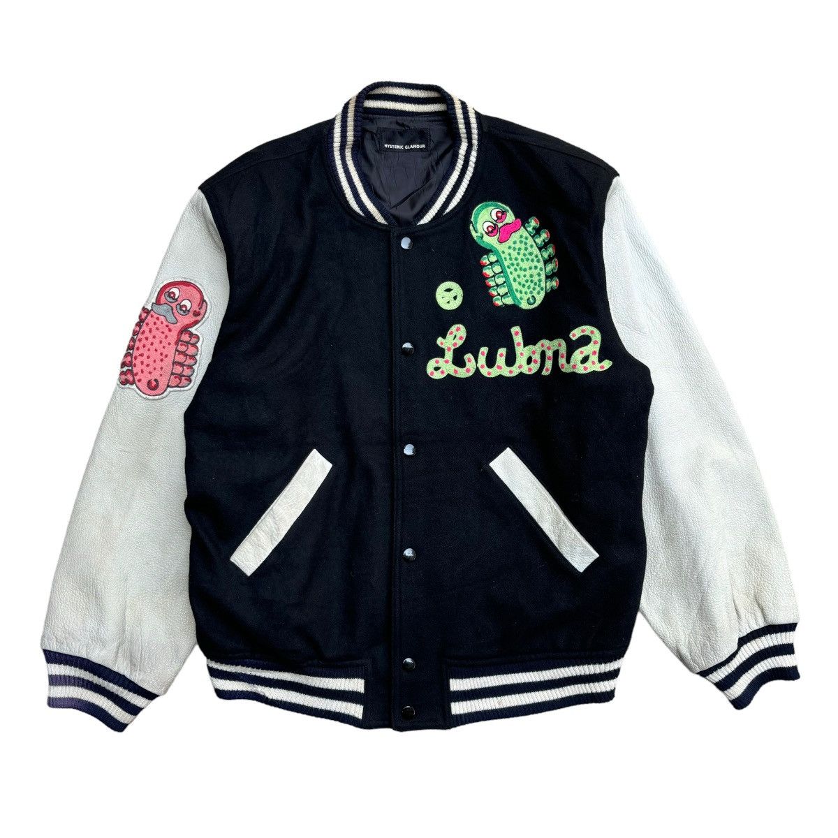 Hysteric Glamour × Oldvarsity/Stadium × Very Rare 90's Hysteric Glamour Lubma Varsity Jacket ...