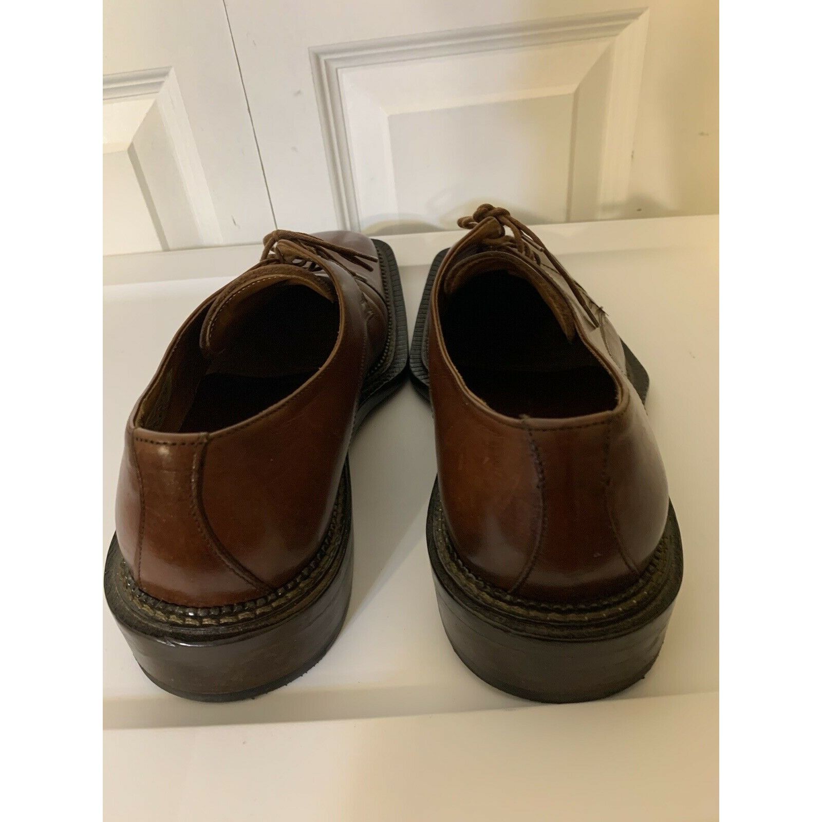 Unkwn Olivier Men’s Sz 9 1/2 D Brown Cap Shoe Very Fine Leather Ma ...