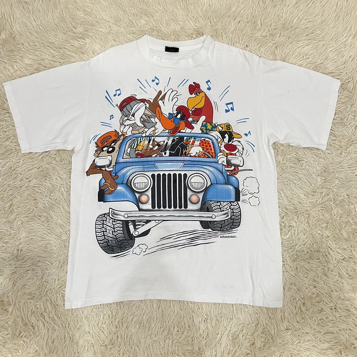 Vintage × Warner Bros Collector‼️ Vintage 90s Warner Bros Crew Mirror ...