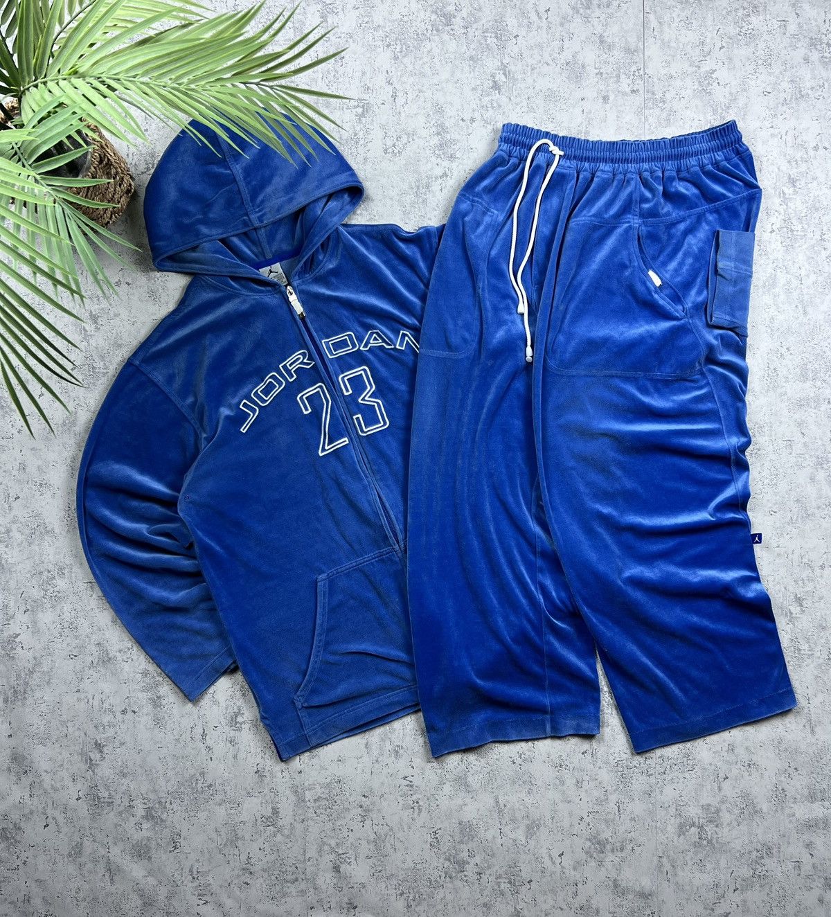 Nike Unique 90s Nike Jordan Vintage Spellout Velour Y2K Tracksuit | Grailed
