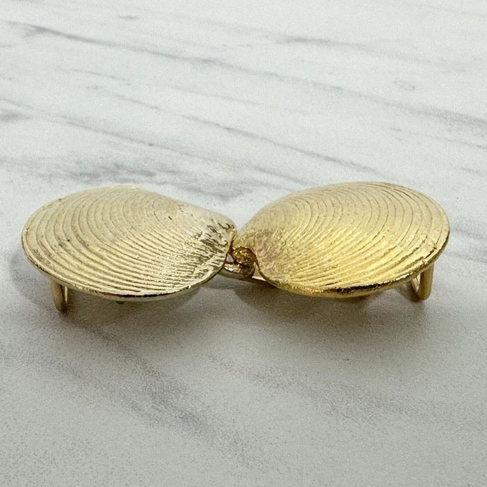 Vintage Vintage Scallop Shell 2 Piece Interlocking Belt Buckle | Grailed