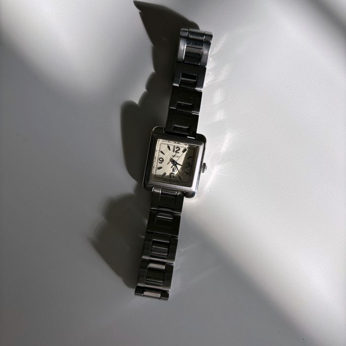 Vintage Seiko Vintage Silver Stainless Steel Square Watch | Grailed