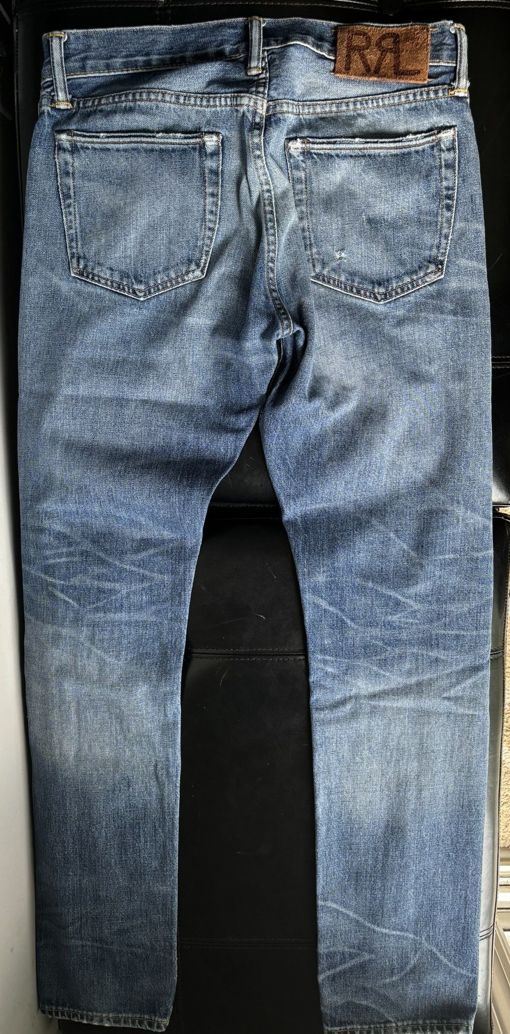 RRL Ralph Lauren Double RL men's slim fit Jeans in Hillsview wash | Grailed