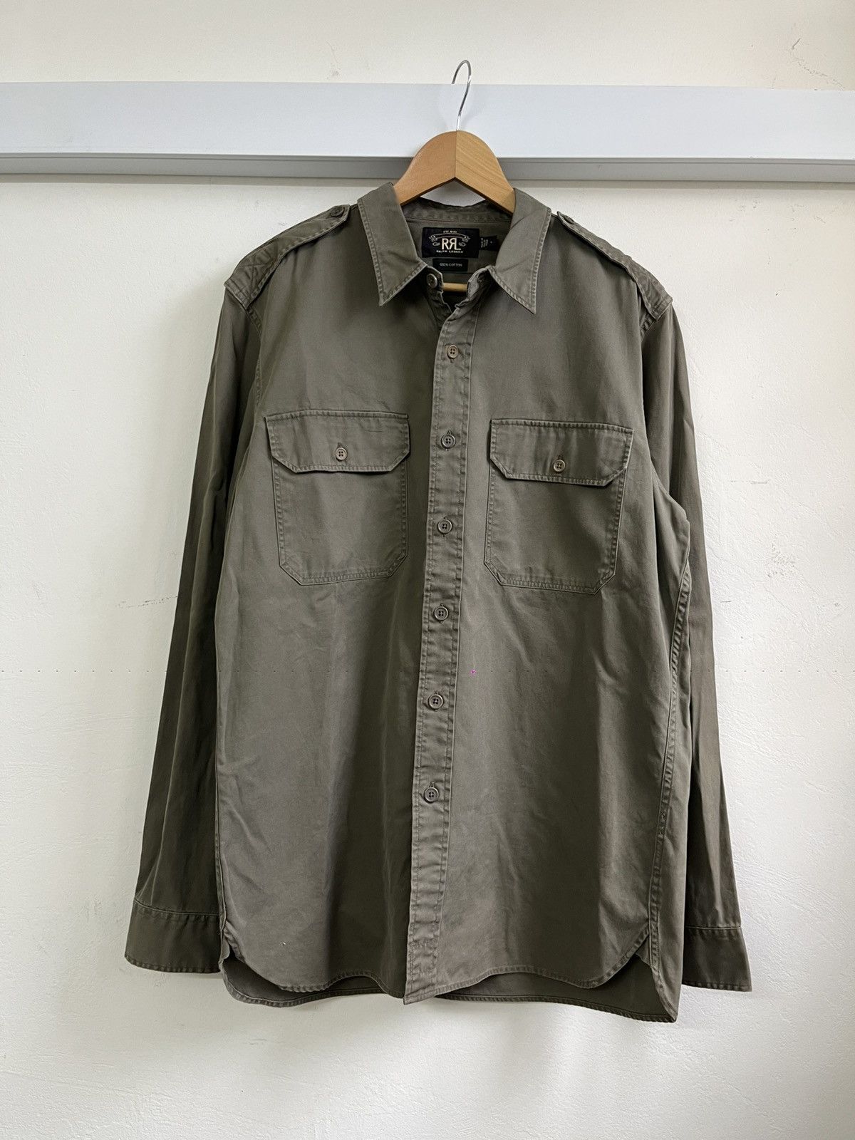 RRL Ralph Lauren Vintage Double RL Rrl military Shirt | Grailed