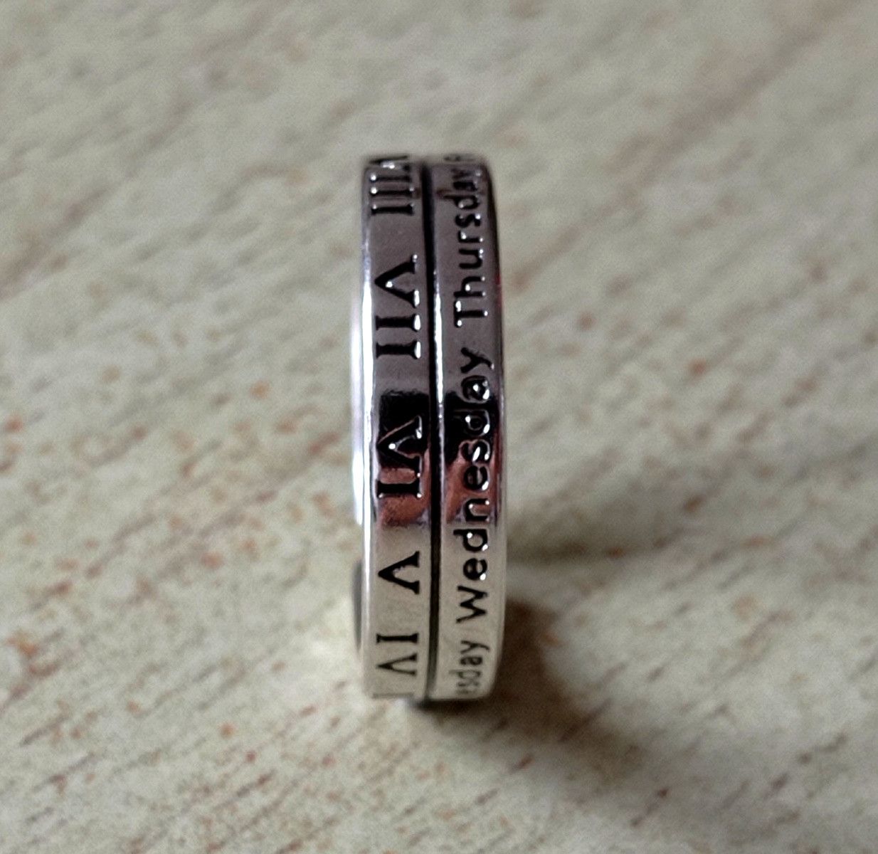 Kurt Cobain × Vintage Punk Goth Romance Statement Engraved Silver Ring ...