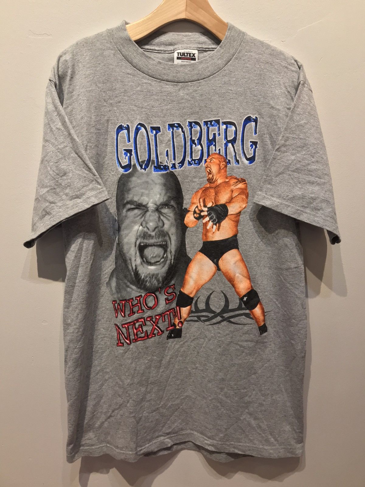 Vintage 90s vintage retro WWF WWE WCW Goldberg who next wrestling | Grailed