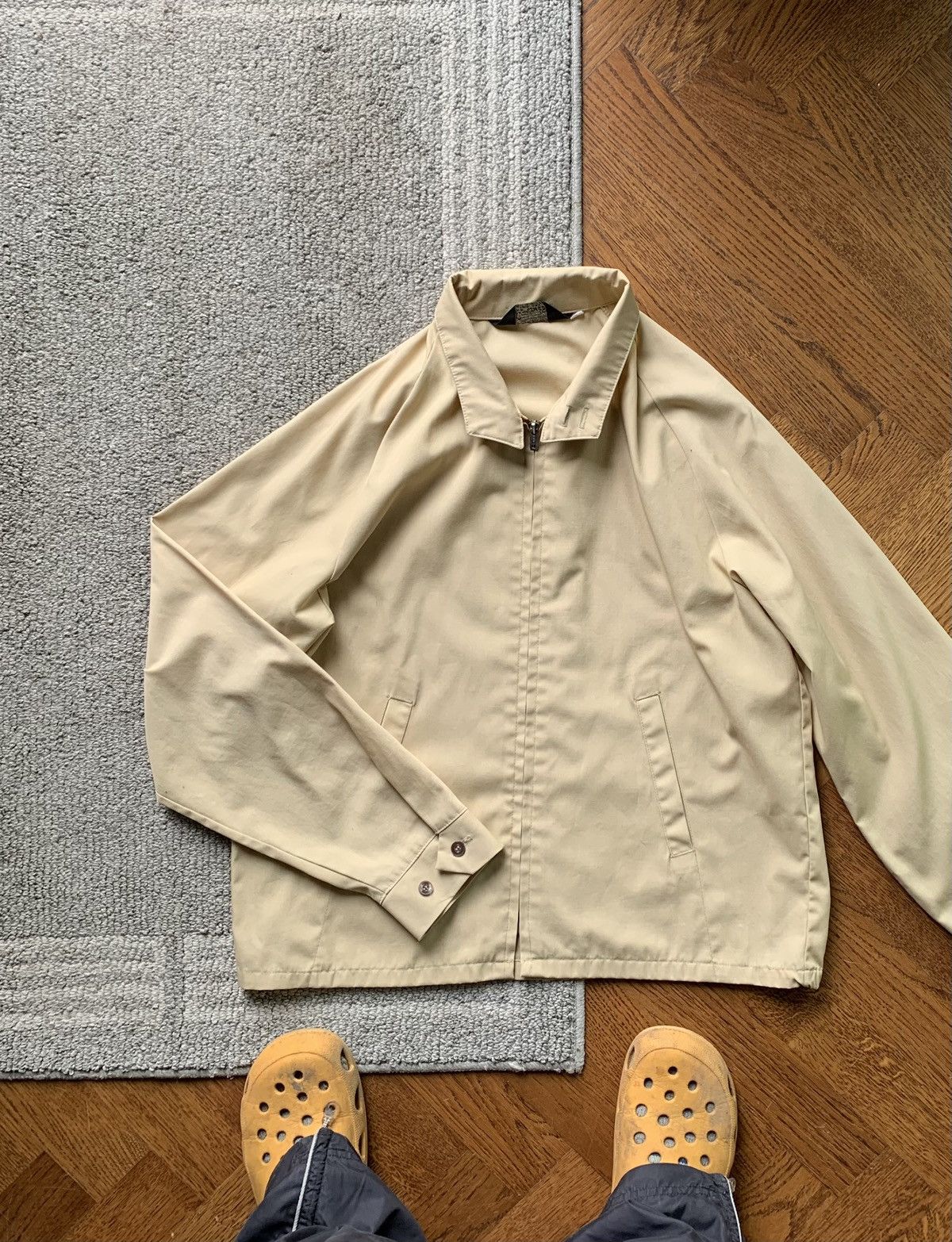 Vintage 1960s Sears Perma Press Light Work Jacket Raglan 70s Vintage ...