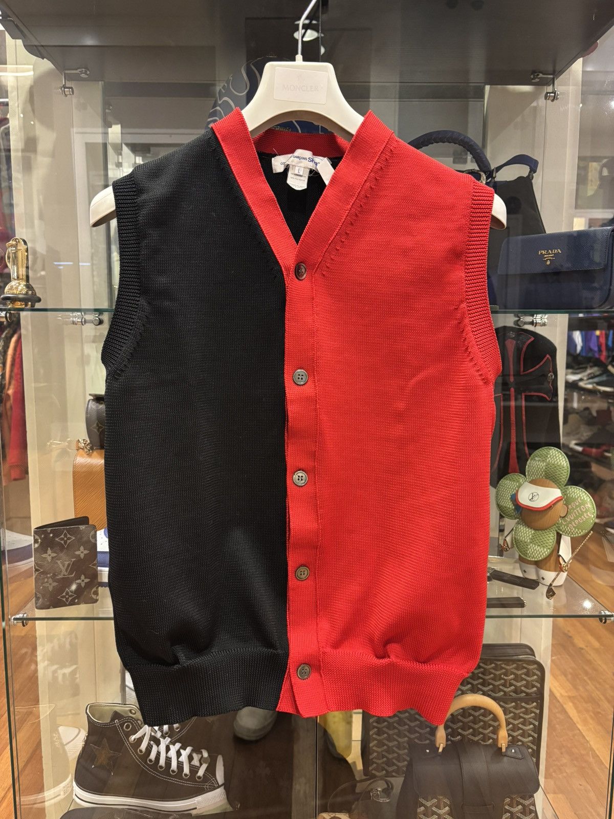 Comme des Garcons CDG Split Knit Vest | Grailed