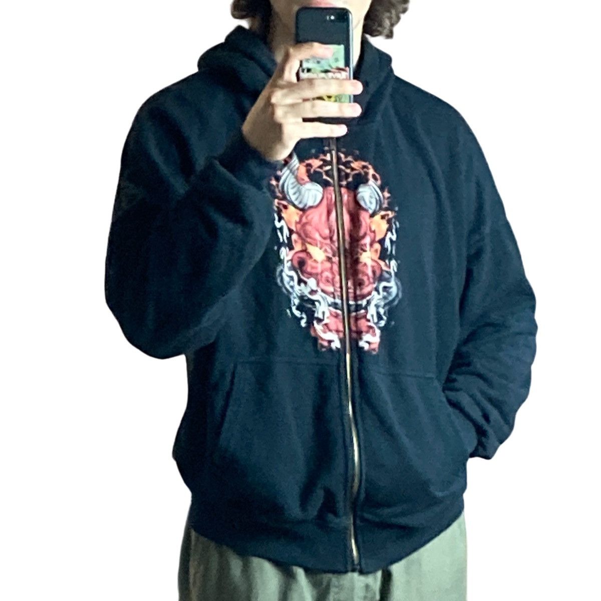 Vintage Japanese y2k opium zip hoodie | Grailed