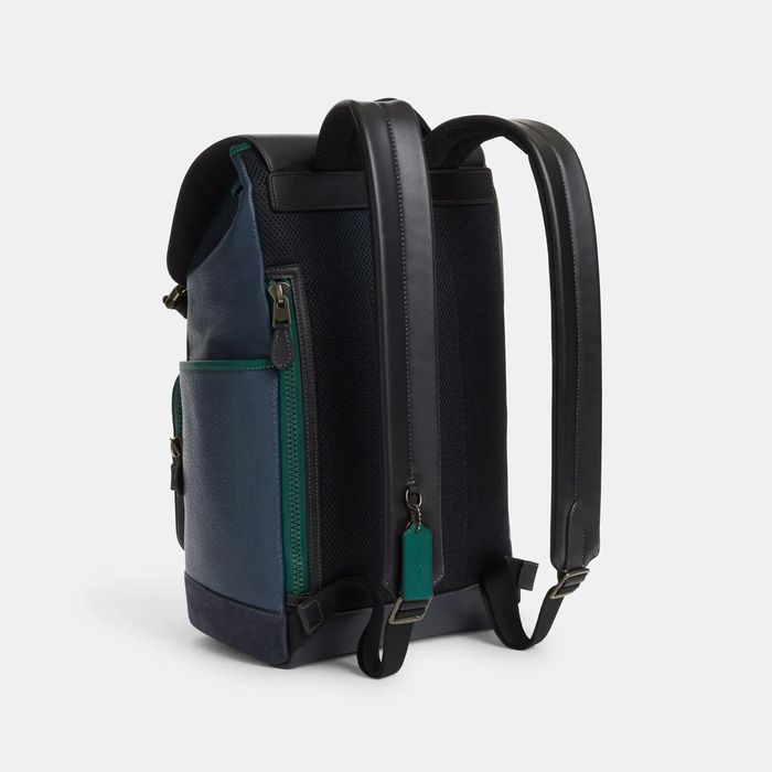 Coach Track Backpack In Color block Signature Canvas | Grailed