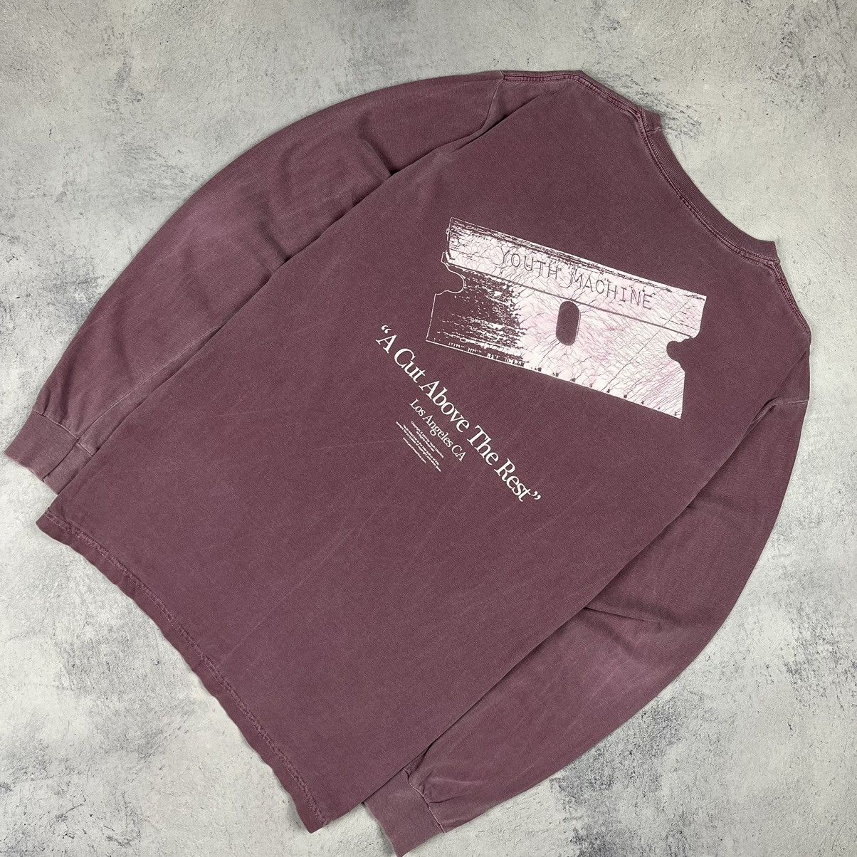 Streetwear × Youth Machine Youth Machine blade big logo longsleeve ...