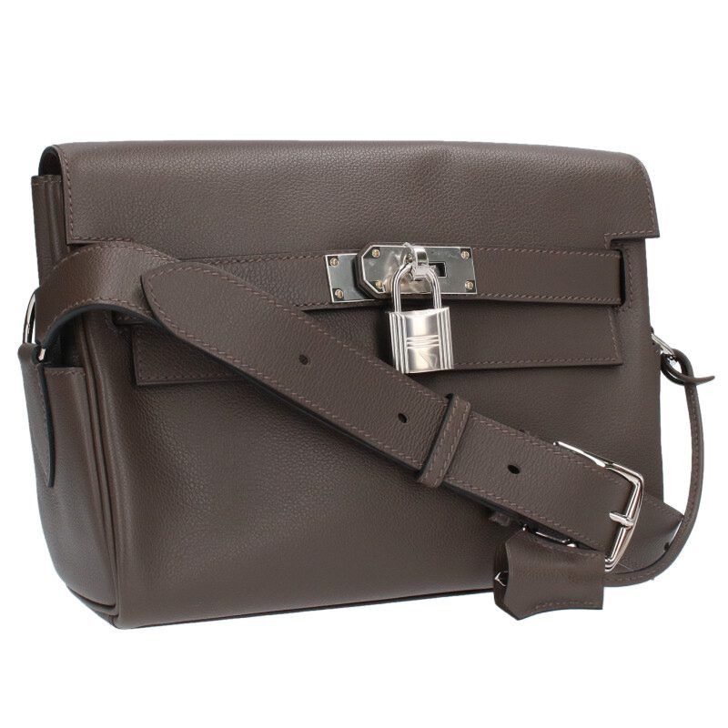 Hermes Silver hardware Ecorse shoulder bag Kelly Messenger PM B stamp ...