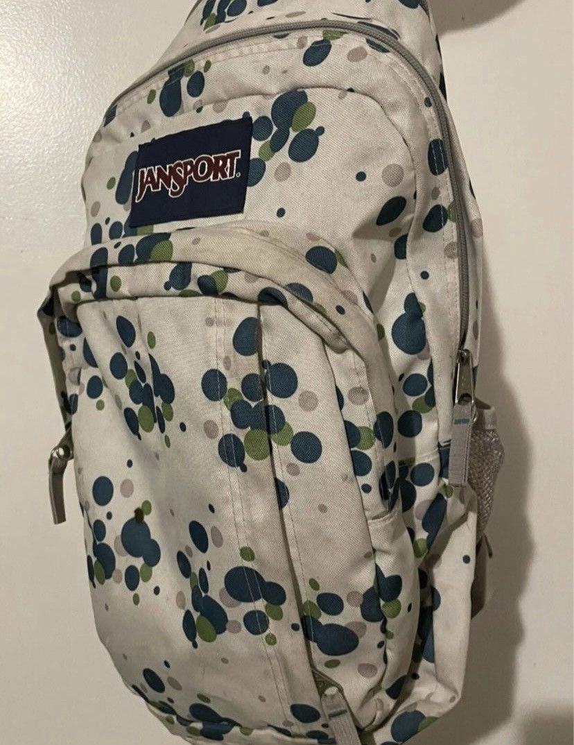 Vintage Vintage Jansport 4 pocket Polka dot backpack 1990 | Grailed