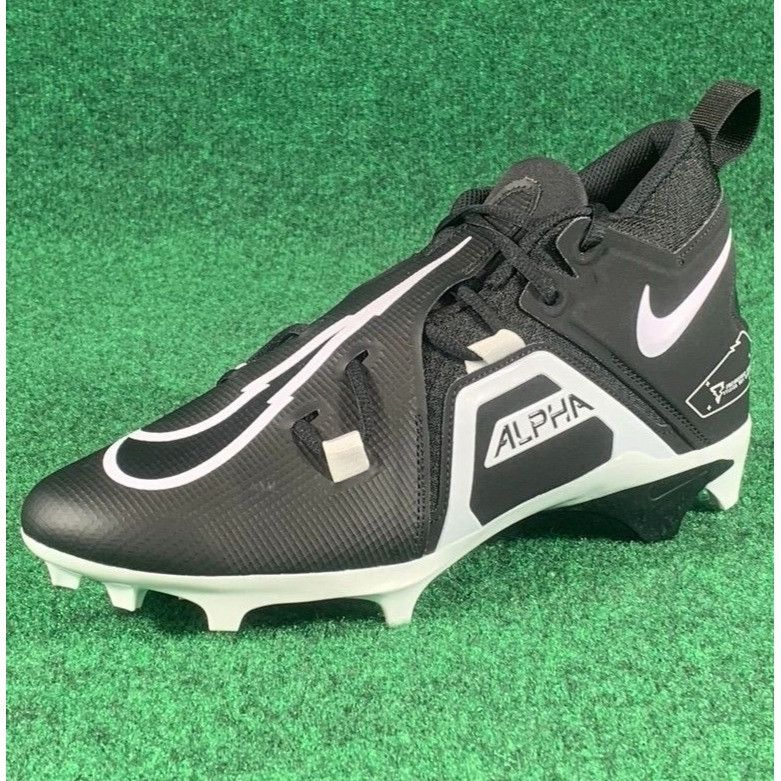 Nike Nike Alpha Menace Pro 3 Mid Black Football Cleats Men's 10 | Grailed