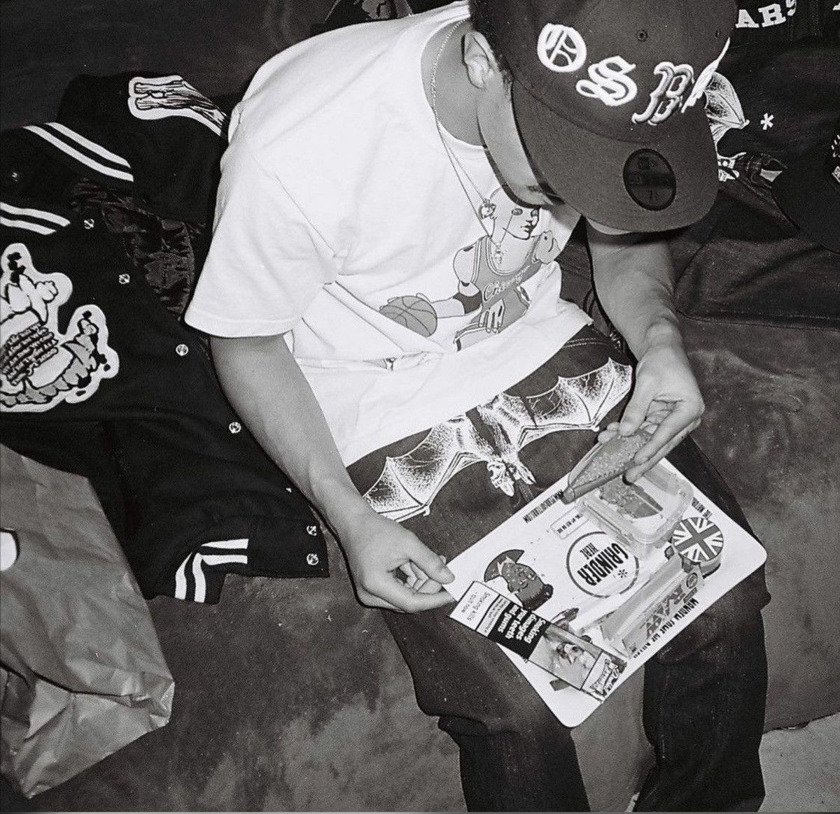 Streetwear *YEARS OF TEARS (osbatt) - Flying bat selvedge denim | Grailed