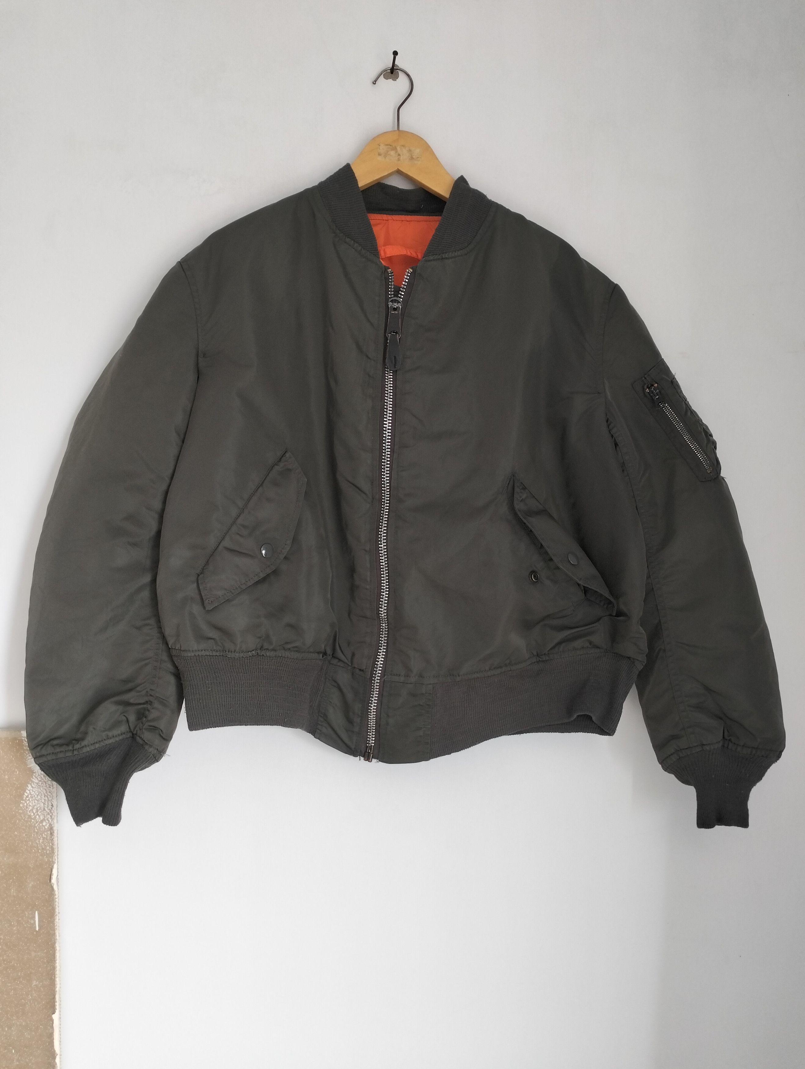Vintage VINTAGE ALPHA INDUSTRIES, INC. BOMBER JACKET MA-1 | Grailed