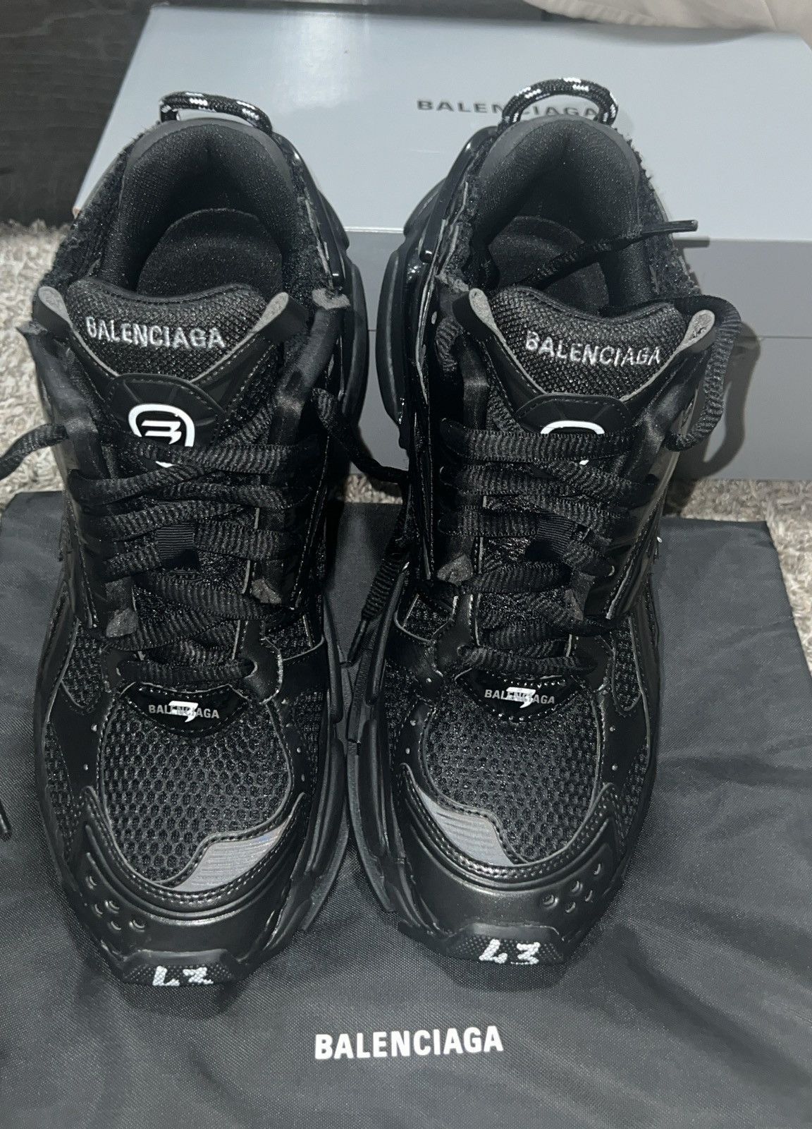 Balenciaga Balenciaga Runner Black Sneaker | Grailed