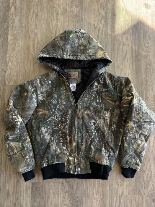 Vintage Vintage 90s SCHMIDT Camo Hooded Work Jacket | Grailed