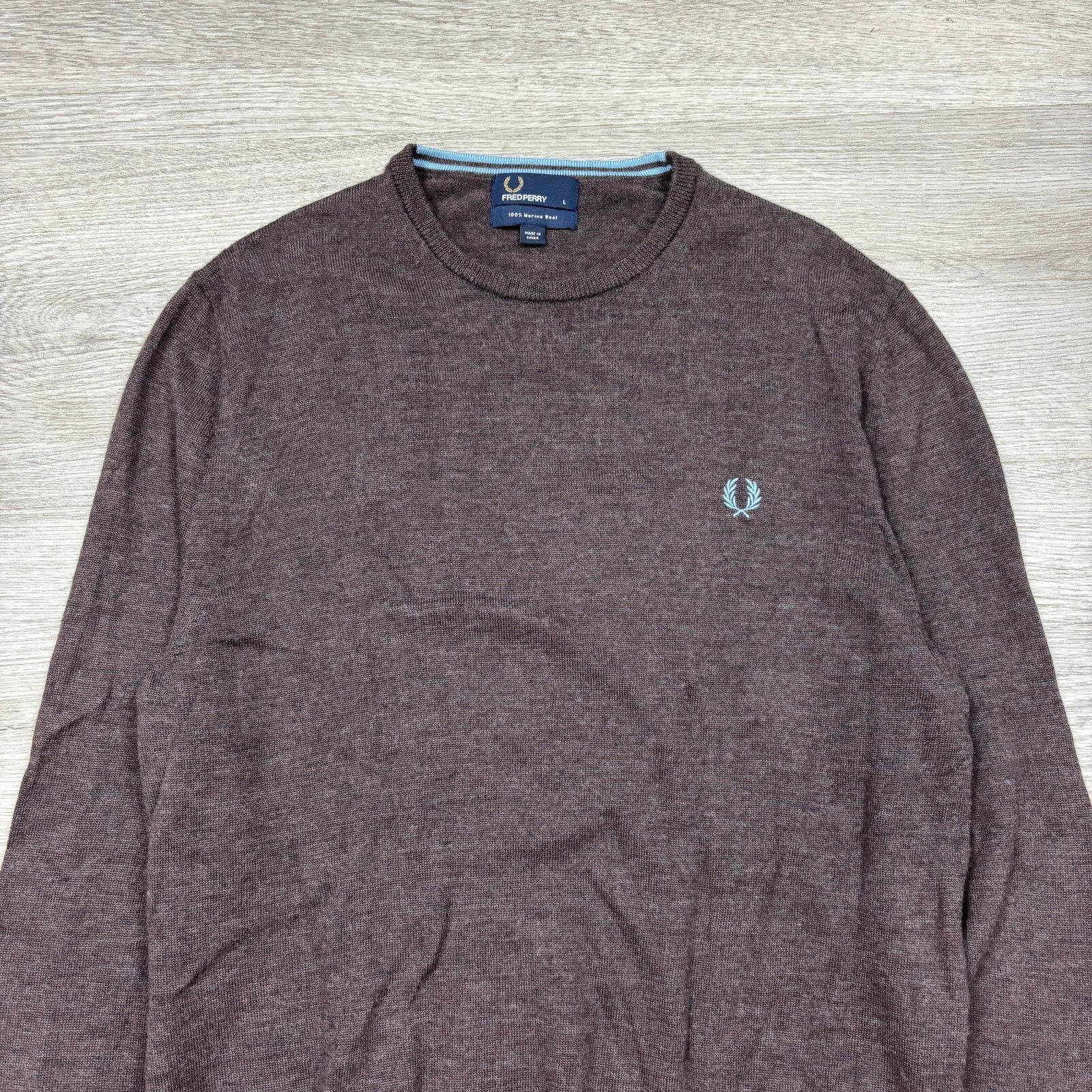 Fred Perry Fred Perry Merino Wool Sweater Men's Large Preppy Old Money ...