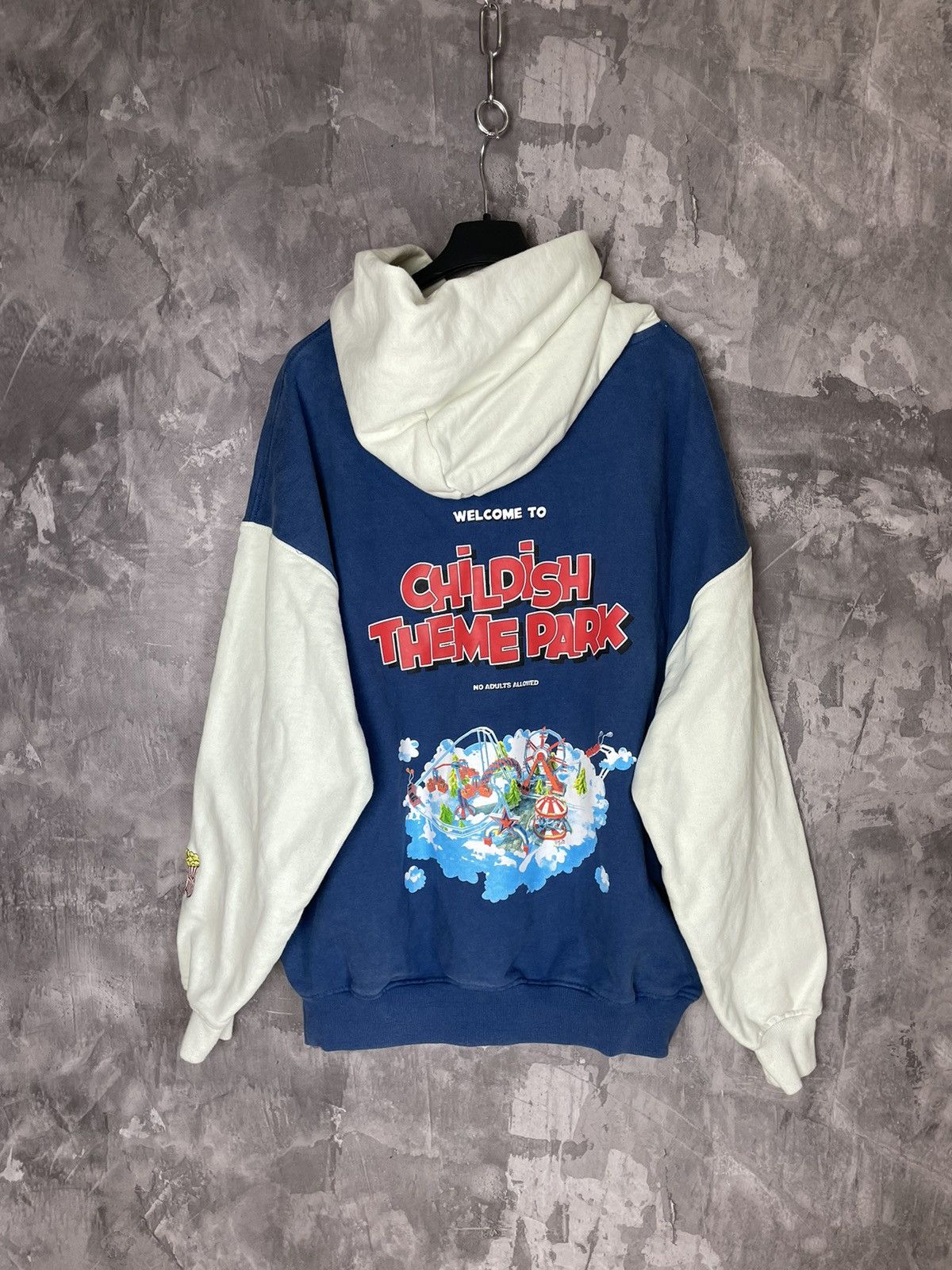 Vintage Vintage Theme Park Childish Blue TGF Hoodie | Grailed