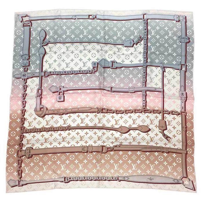 Louis Vuitton LOUIS VUITTON Scarf Muffler Carre 70 Rising Confidential ...