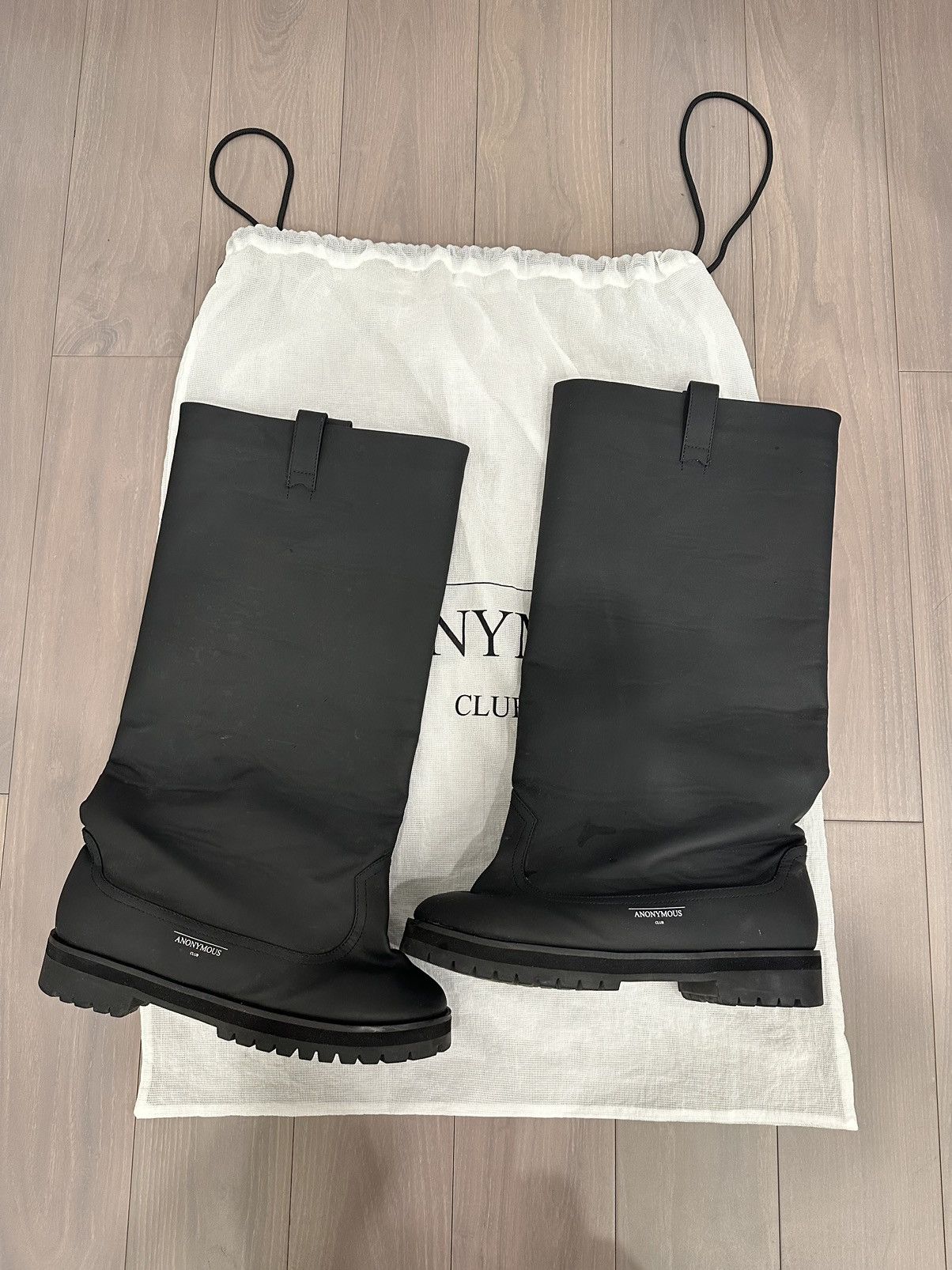 Anonymous Club × Hood By Air anonymous club shaft boots | Grailed