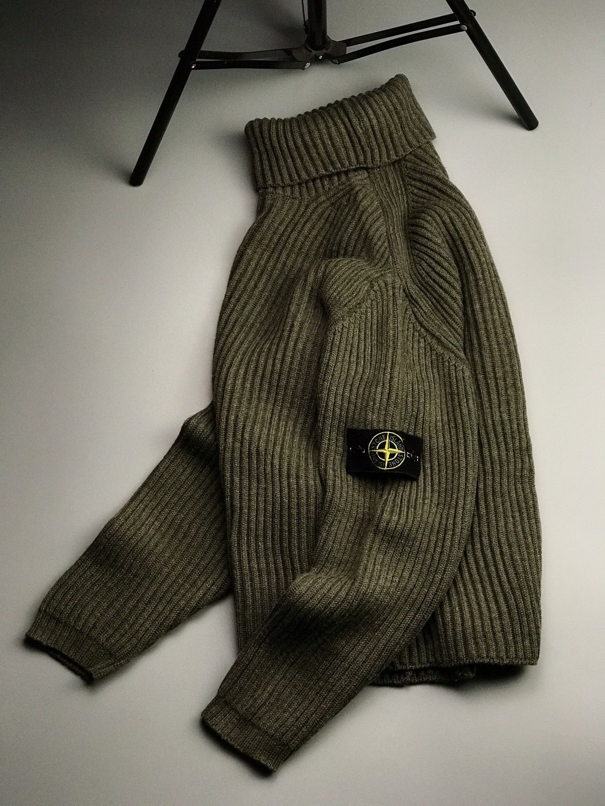 Massimo Osti × Stone Island × Vintage Stone Island Vintage Polo Neck Archive | Grailed