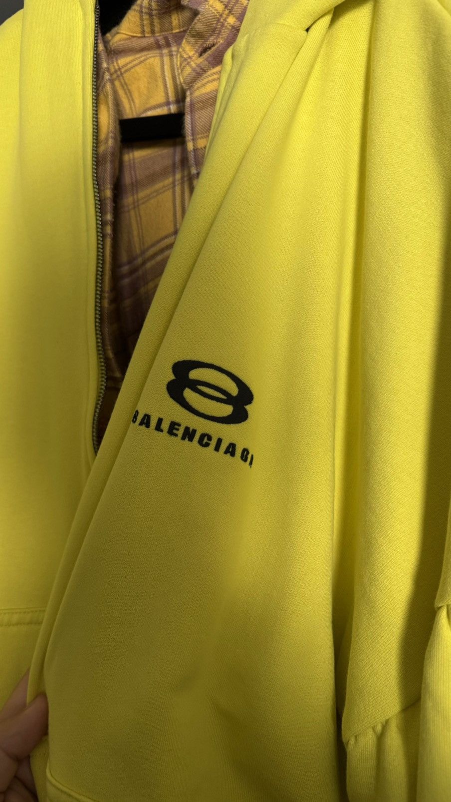 Balenciaga UNITY SPORTS ICON LAYERED HOODIE OVERSIZED | Grailed