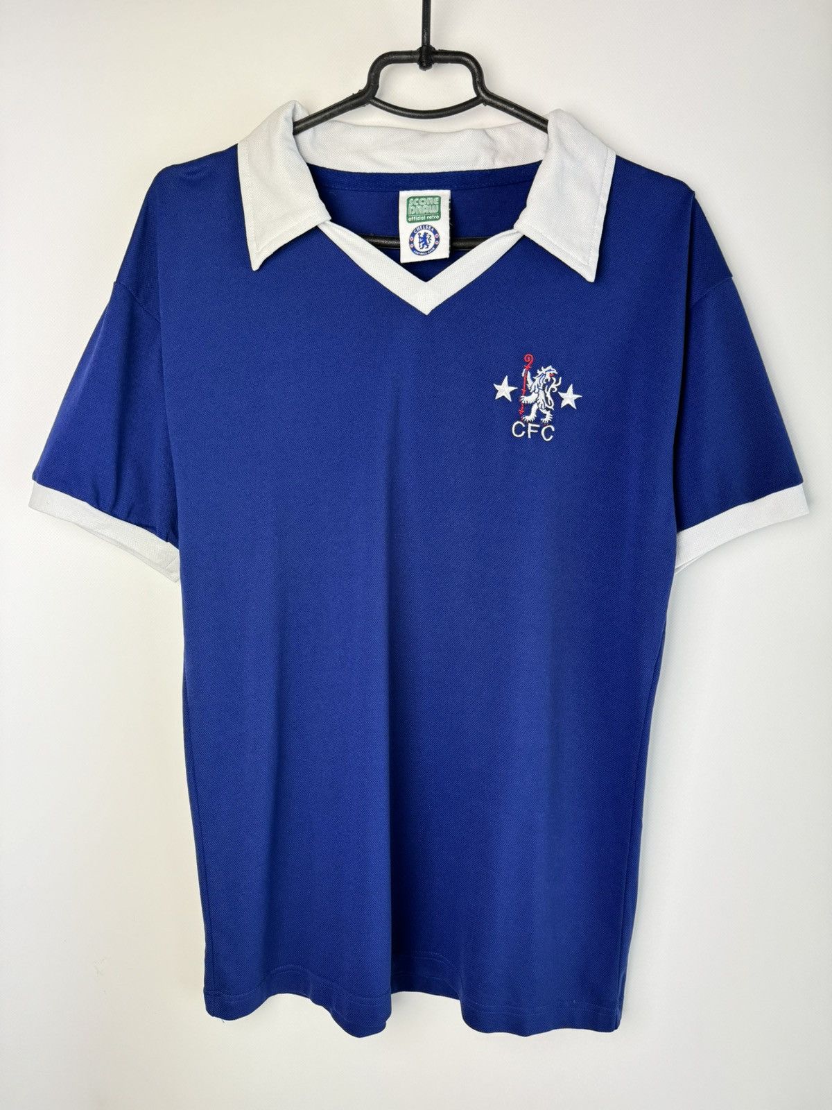 Vintage Chelsea 70s 80s Home Football Shirt Soccer Jersey Score Draw ...