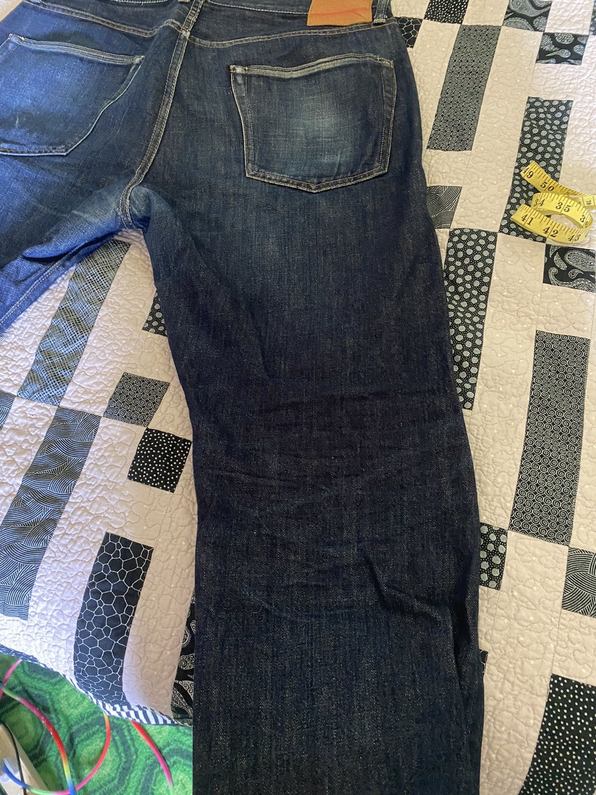 WAREHOUSE & CO × Warehouse Repaired warehouse jeans Japanese Selvedge denim | Grailed