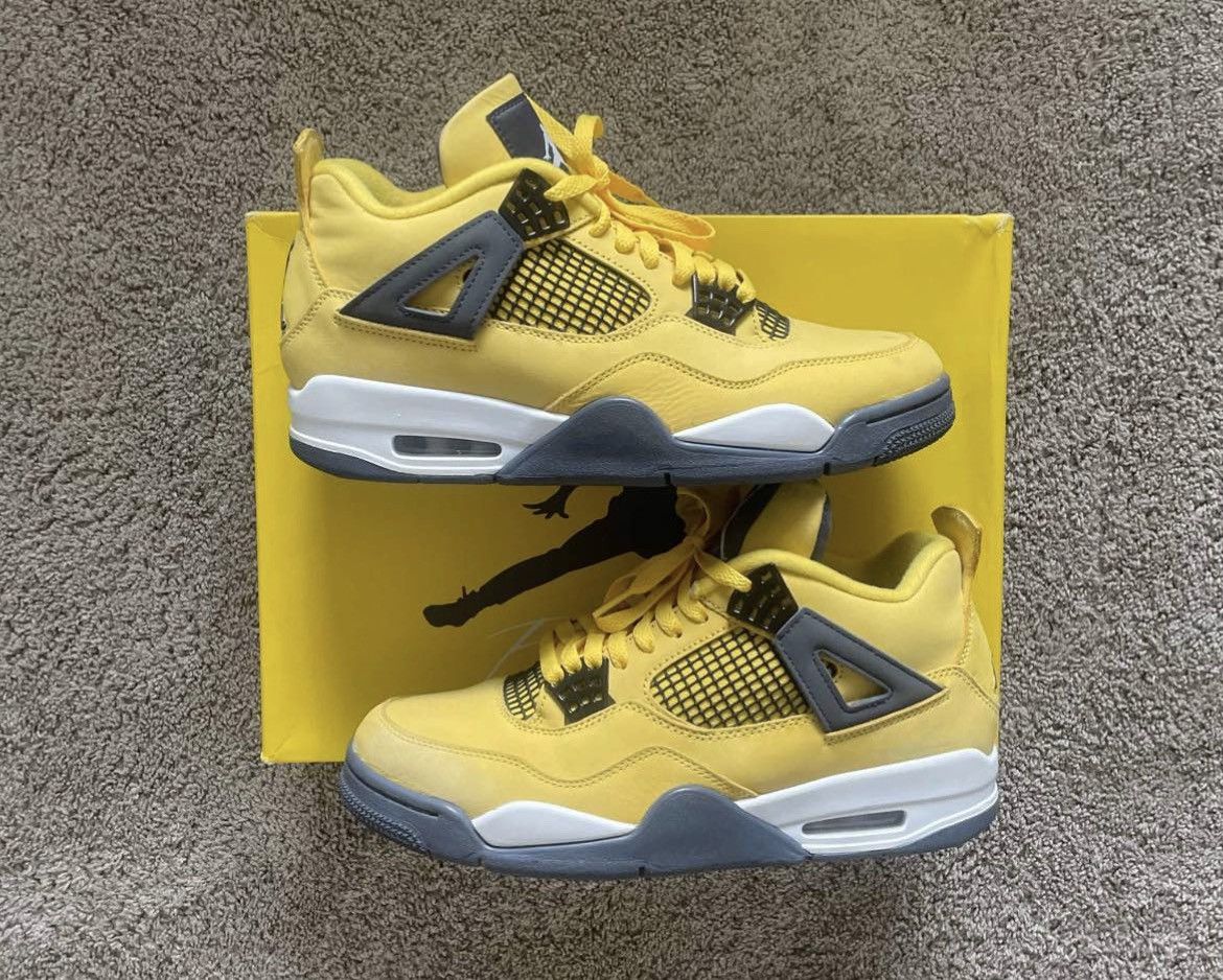 Jordan Brand × Nike Air Jordan 4 Retro ‘Lightning’ 2021 | Grailed