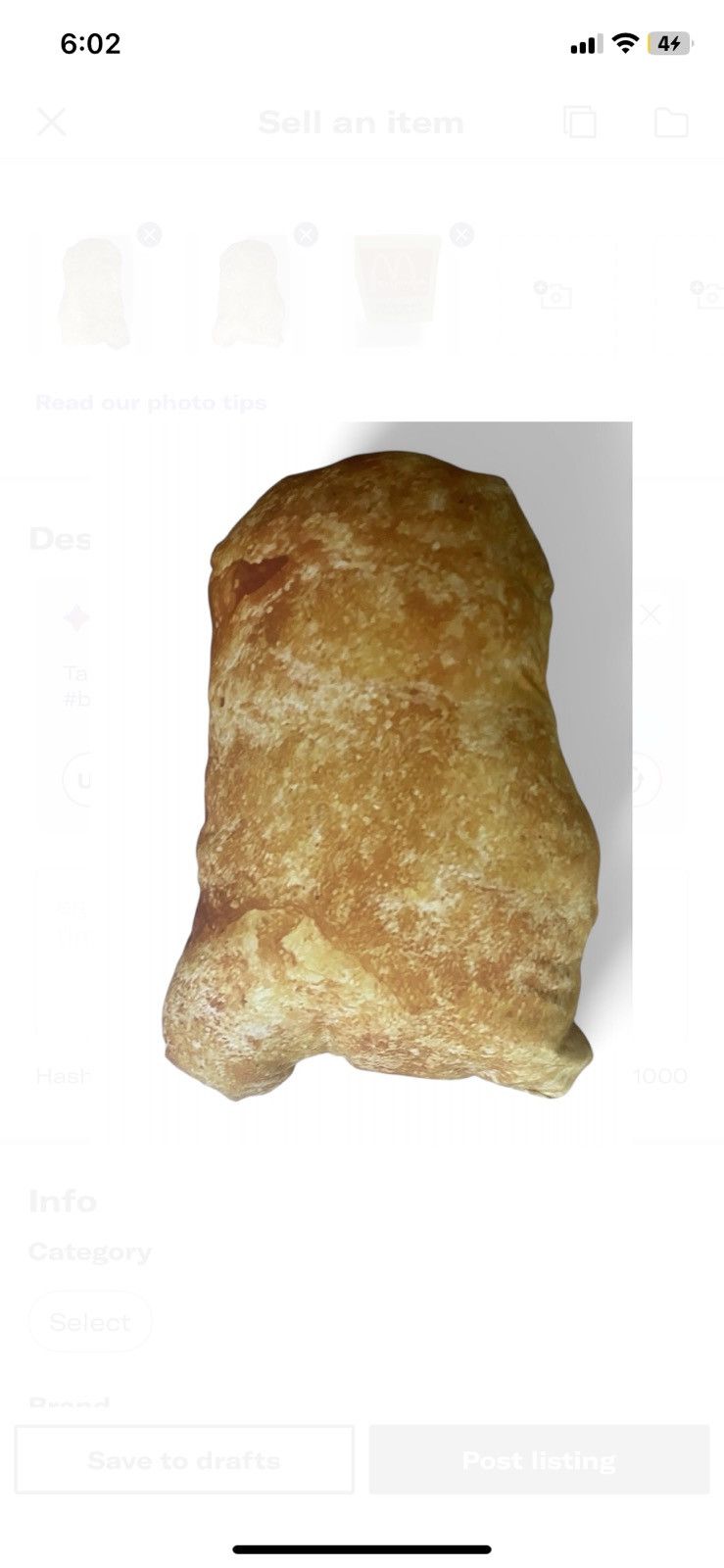 Travis Scott Travis Scott Cactus Jack x McDonald's Chicken Nugget ...