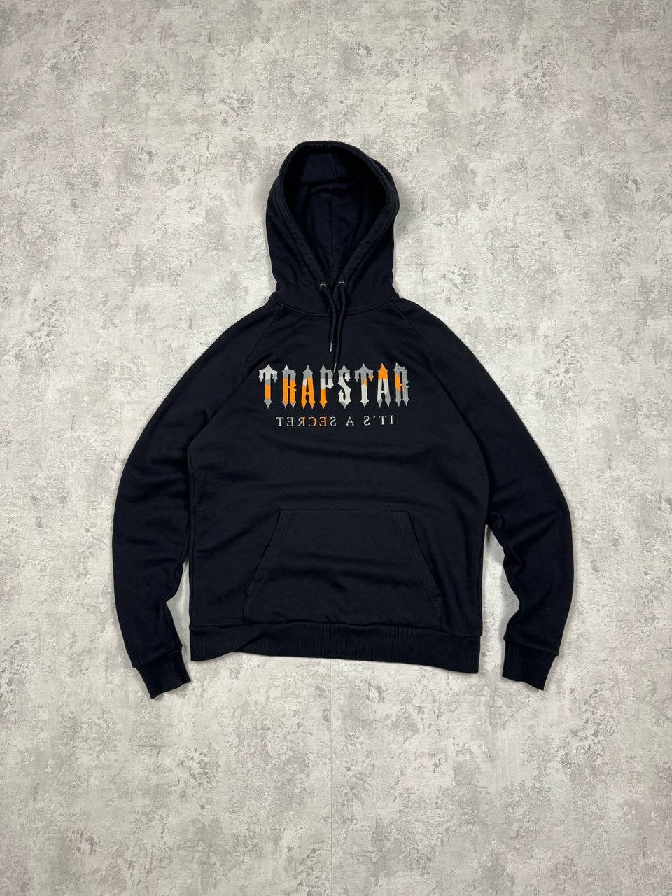 Streetwear × Trapstar London × Vintage Trapstar Black Hoodie Big Logo ...