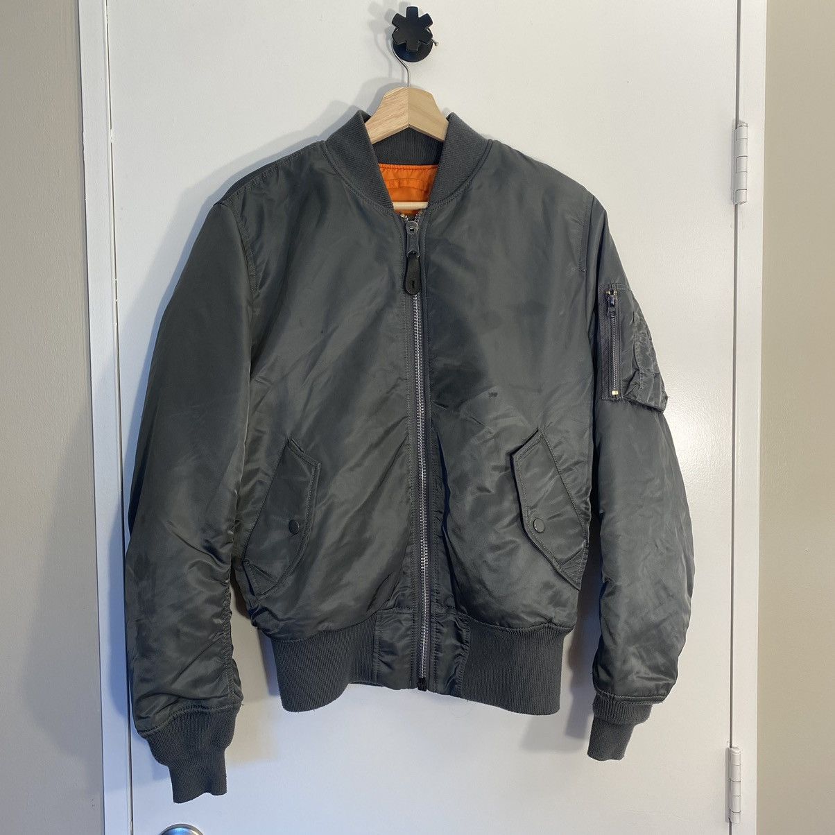 Alpha Industries × Bomber Jacket × Vintage Alpha Industries Bomber ...