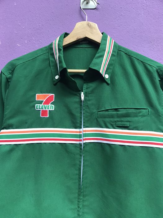 Vintage Vintage 7 eleven work shirts embroidery logo | Grailed
