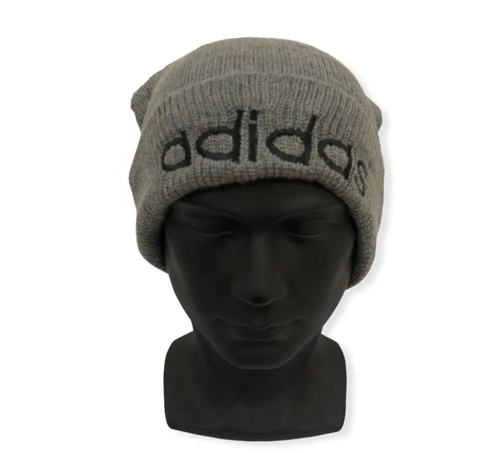 Adidas × Hats × Streetwear Vintage Adidas Spell Out beanie | Grailed