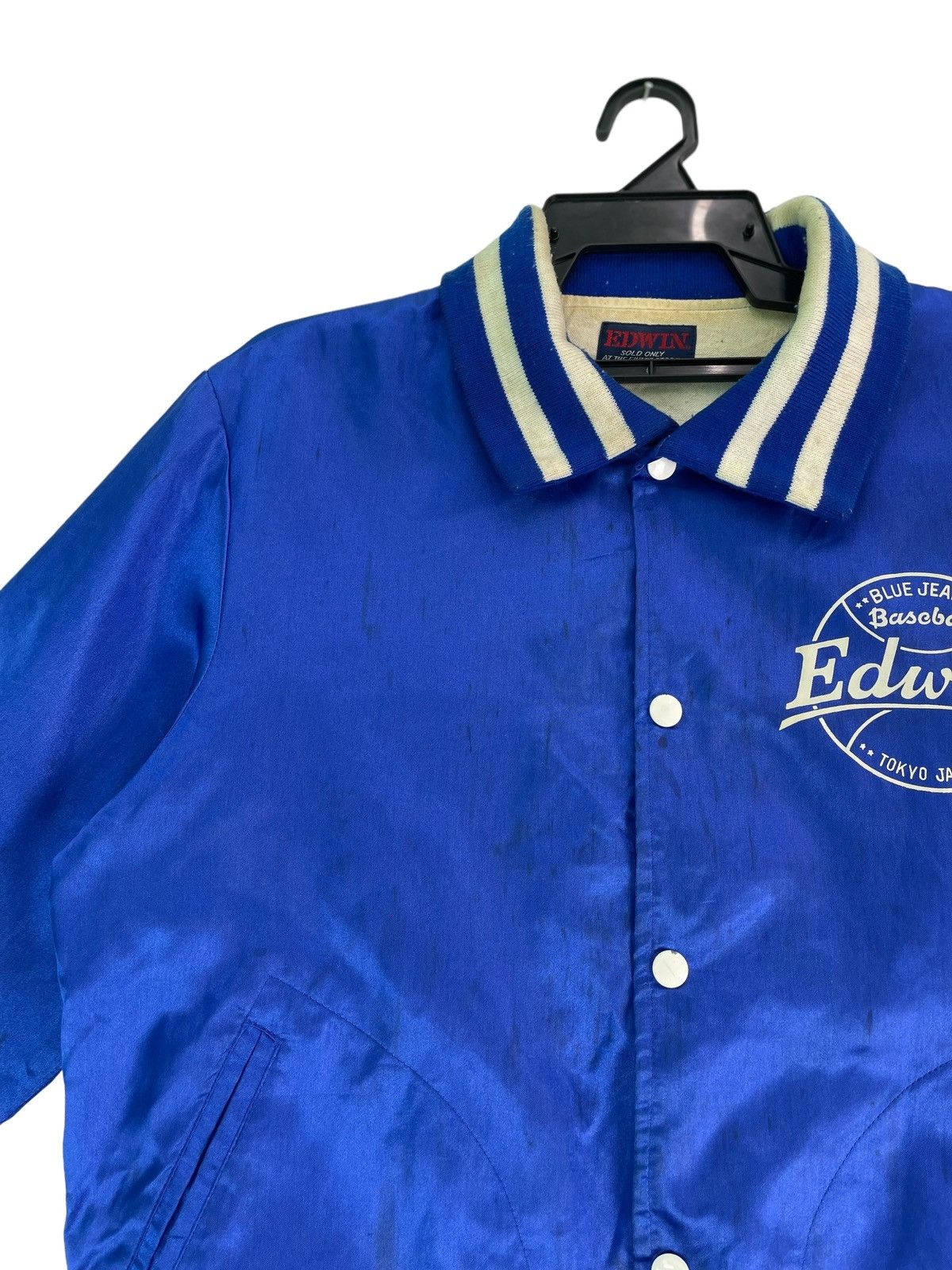 Edwin Edwin for japan market baseball logo varsity bomber jacket | Grailed