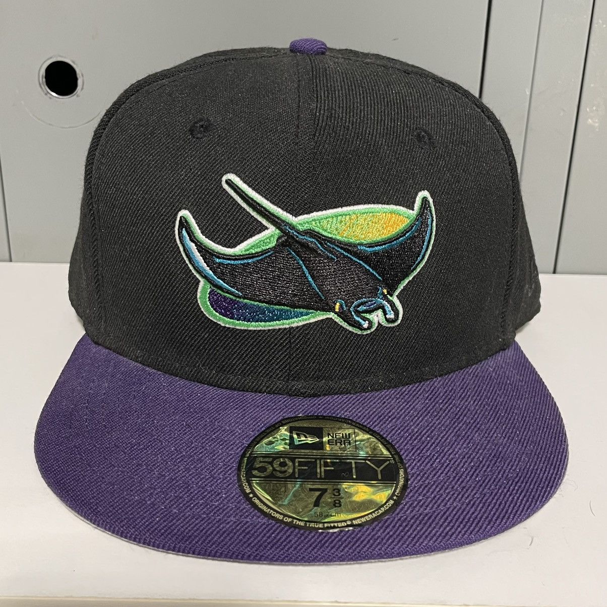 MLB × New Era Tampa Bay Devil Rays New Era 7 3/8 y2k vintage streetwear ...