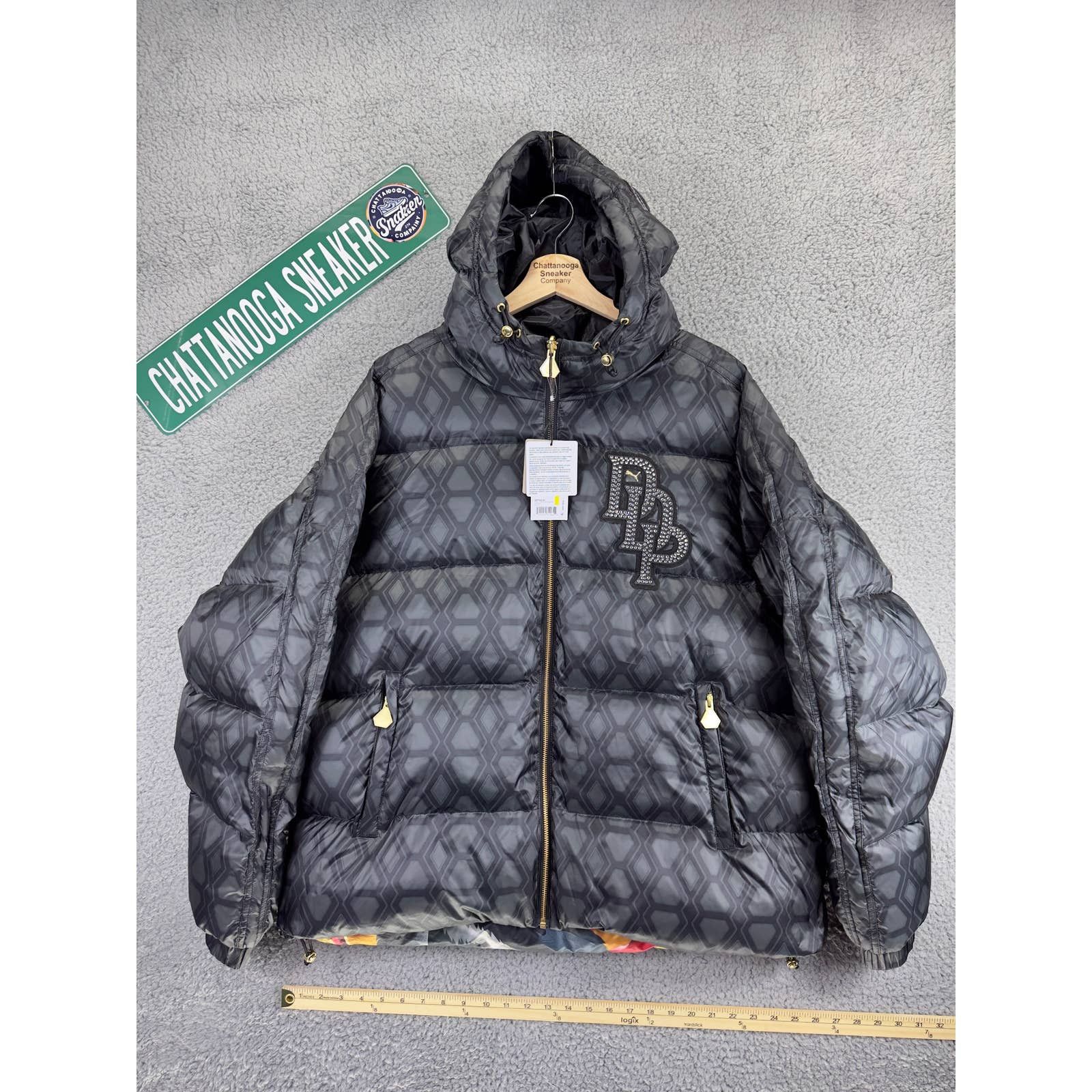 Puma Puma X Dapper Dan Jacket Mens Medium Down Puffer Reversible | Grailed