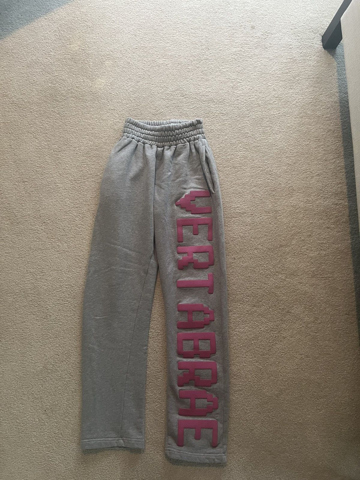 Vertabrae Vertebrae sweatpants pink and grey | Grailed